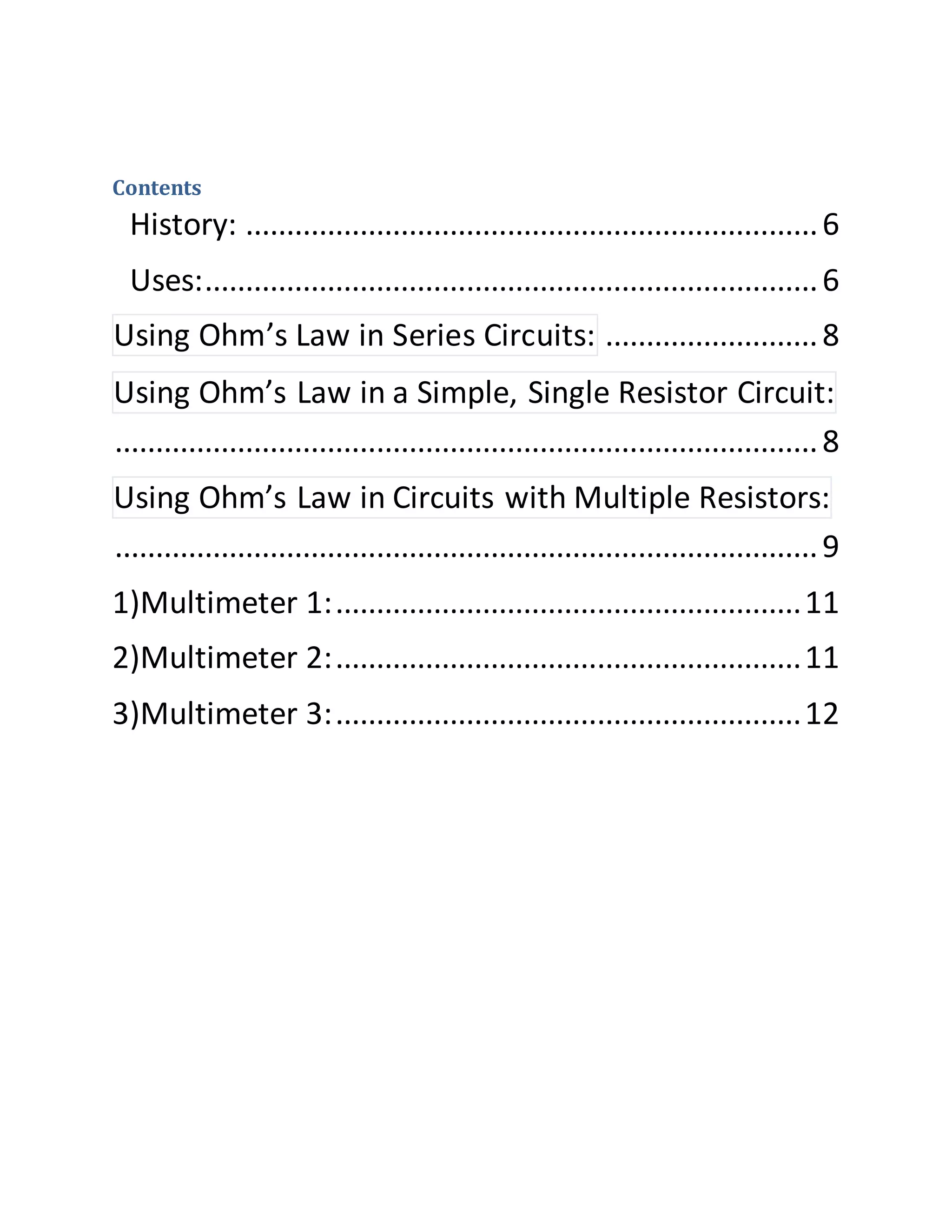 Introduction of multisim | DOCX