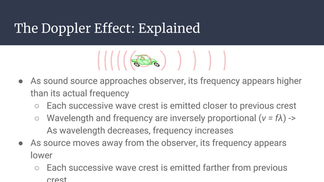 Modeling the Doppler Effect using Audacity | PPTX | Physics | Science