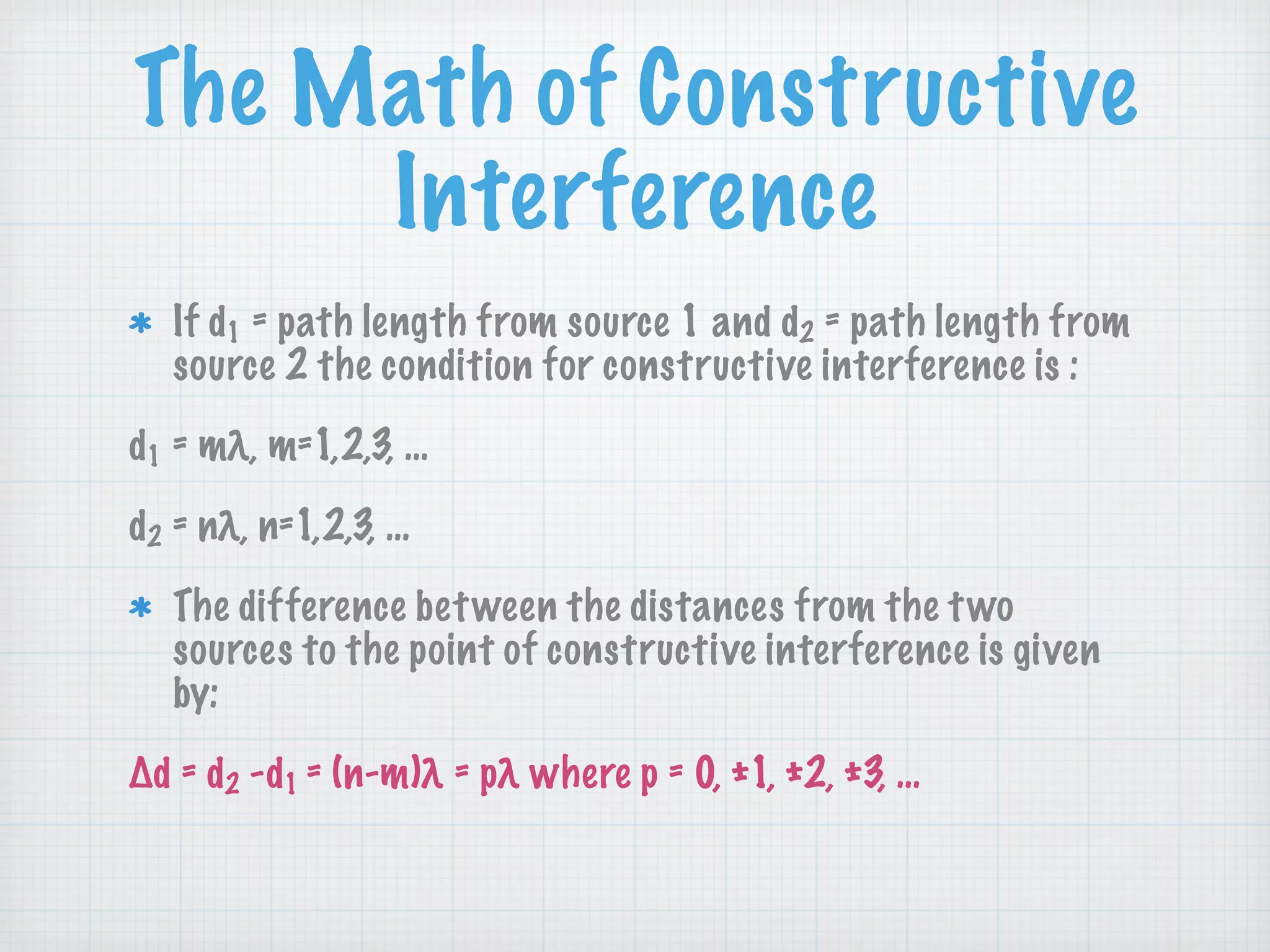 2D wave interference | PPT