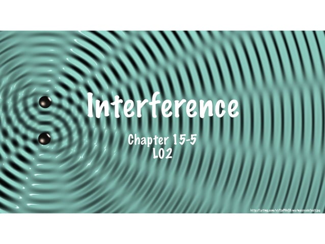 2D wave interference | PPT