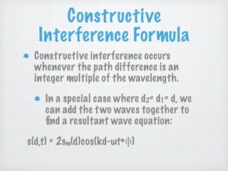 2D wave interference | PPT