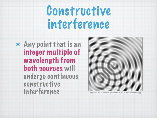2D wave interference | PPT