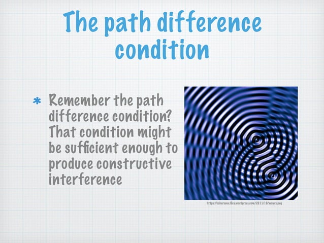 2D wave interference | PPT