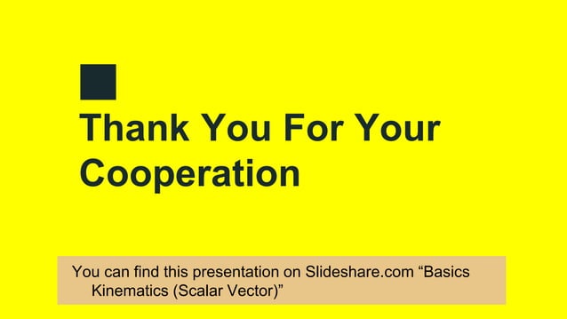 Basics of Kinematics (Scalar Vector) Sindh Board Physics | PPTX | Physics | Science