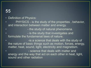physics lecture | PPTX