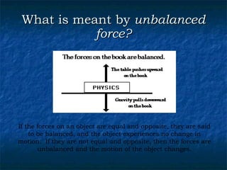 newton's laws of motion | PPT