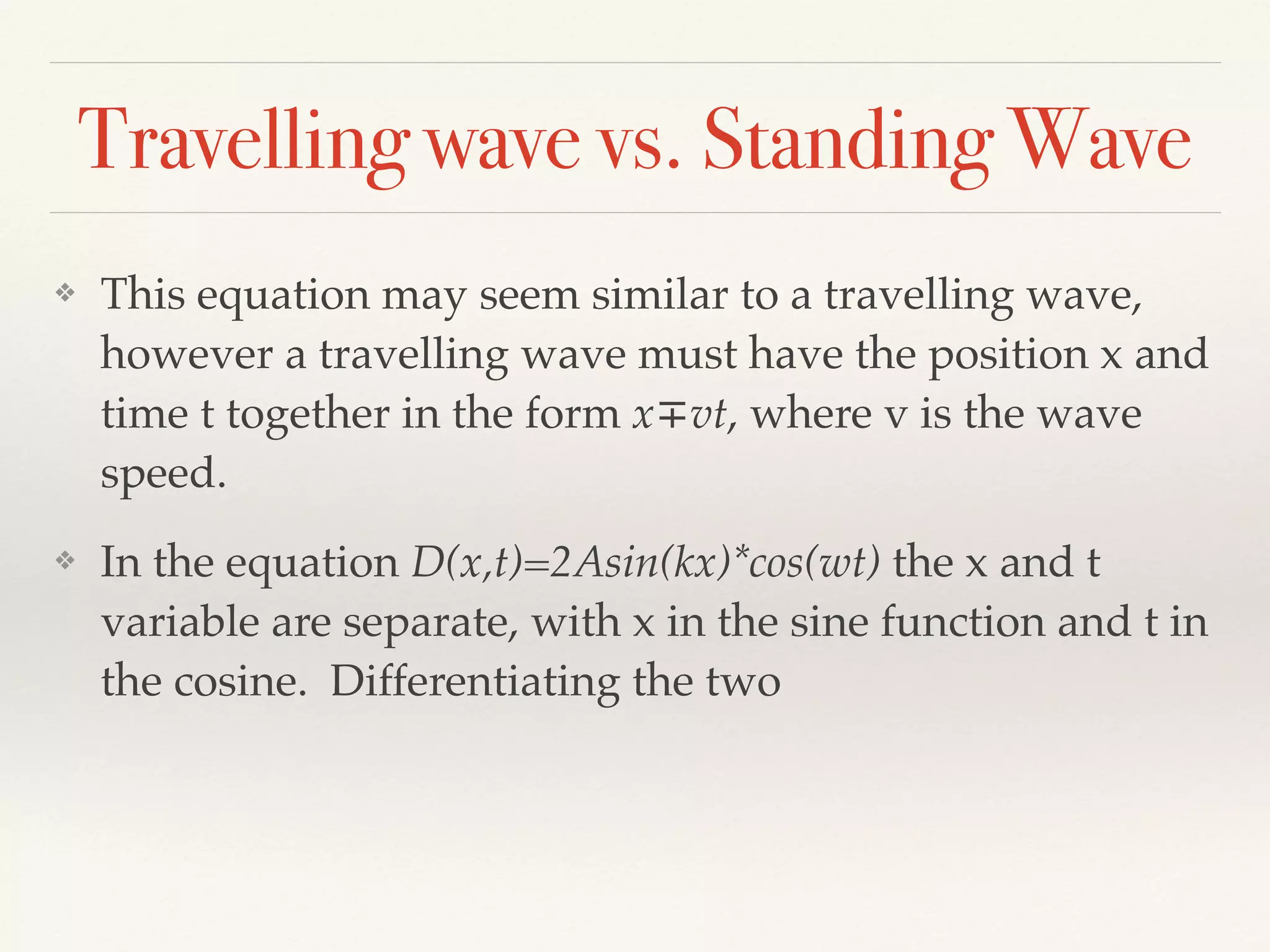 Physics LO 6 -Standing waves | PDF