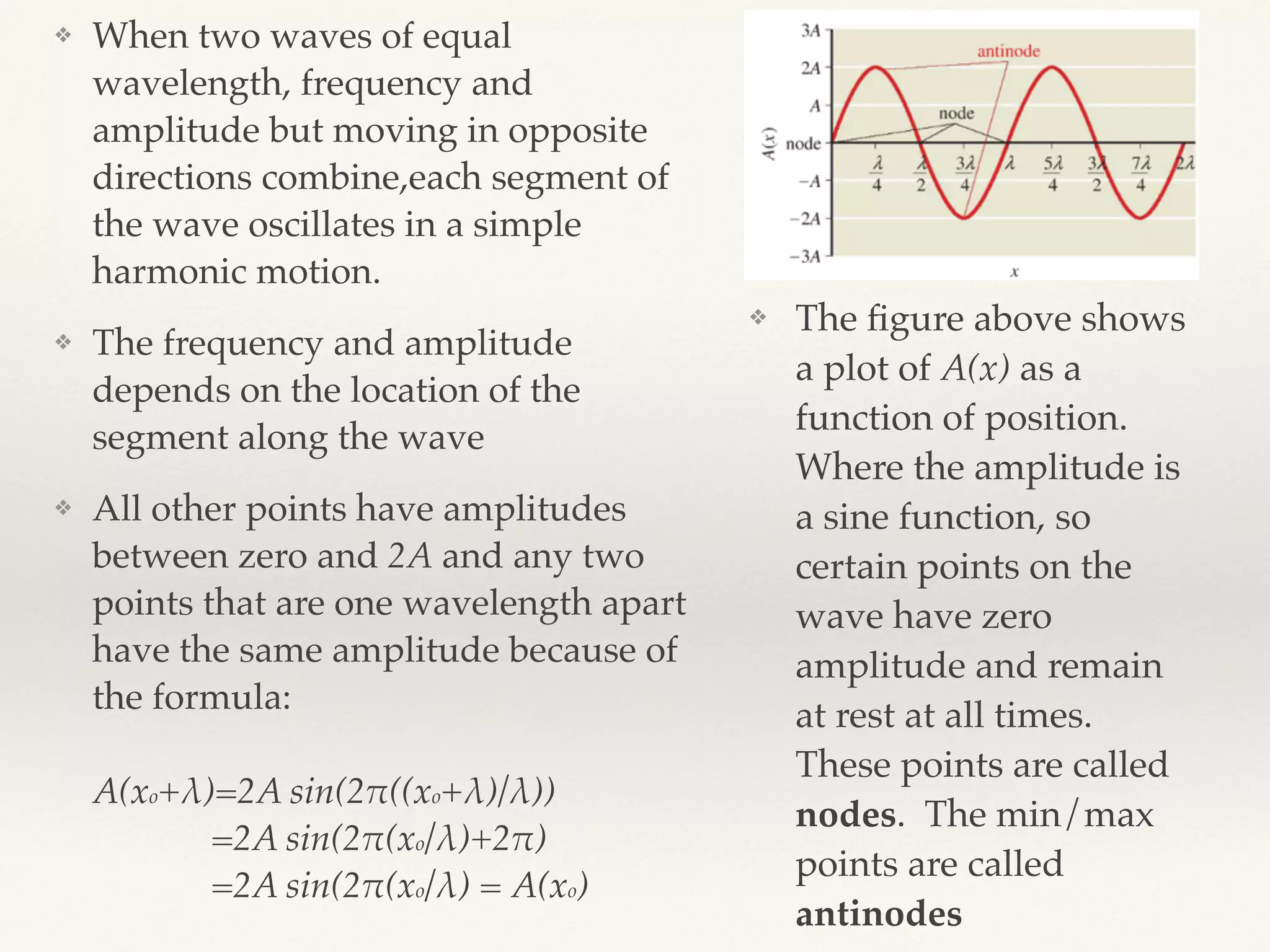 Physics LO 6 -Standing waves | PDF