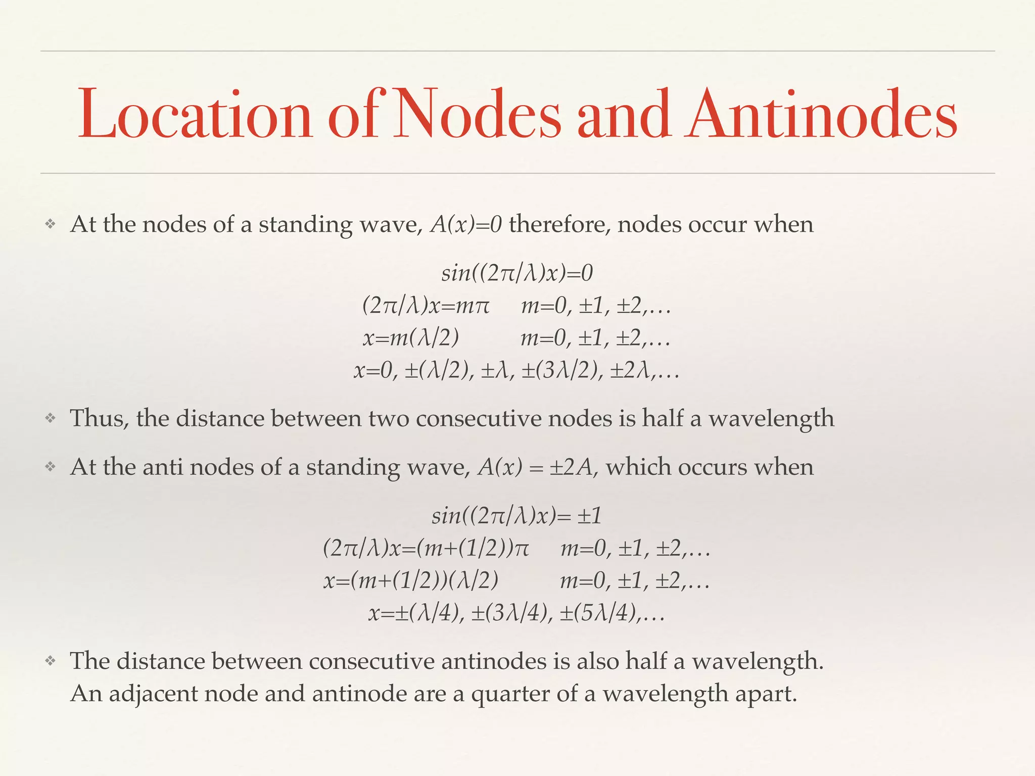Physics LO 6 -Standing waves | PDF