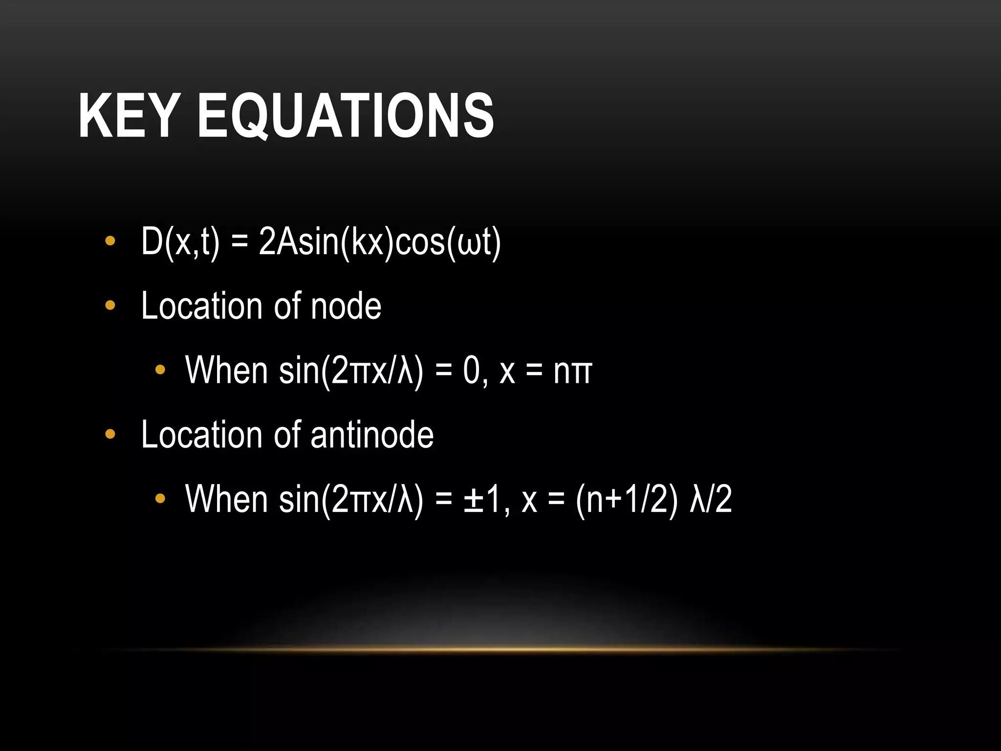 Physics lo standing waves | PPTX | Physics | Science