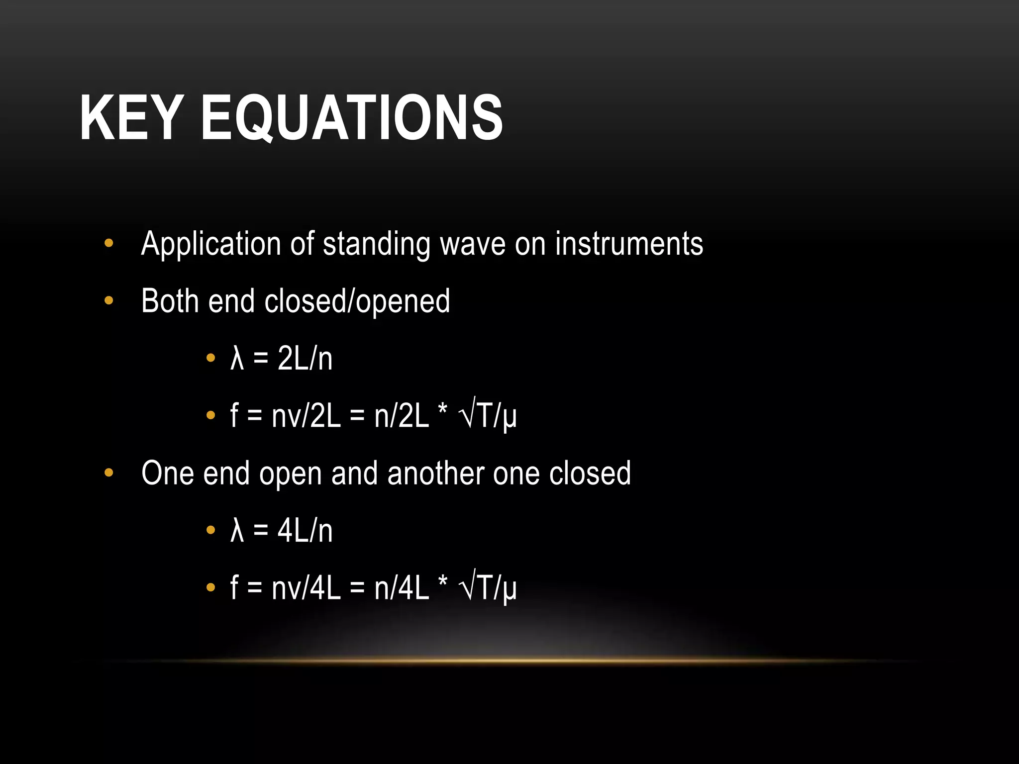 Physics lo standing waves | PPTX | Physics | Science