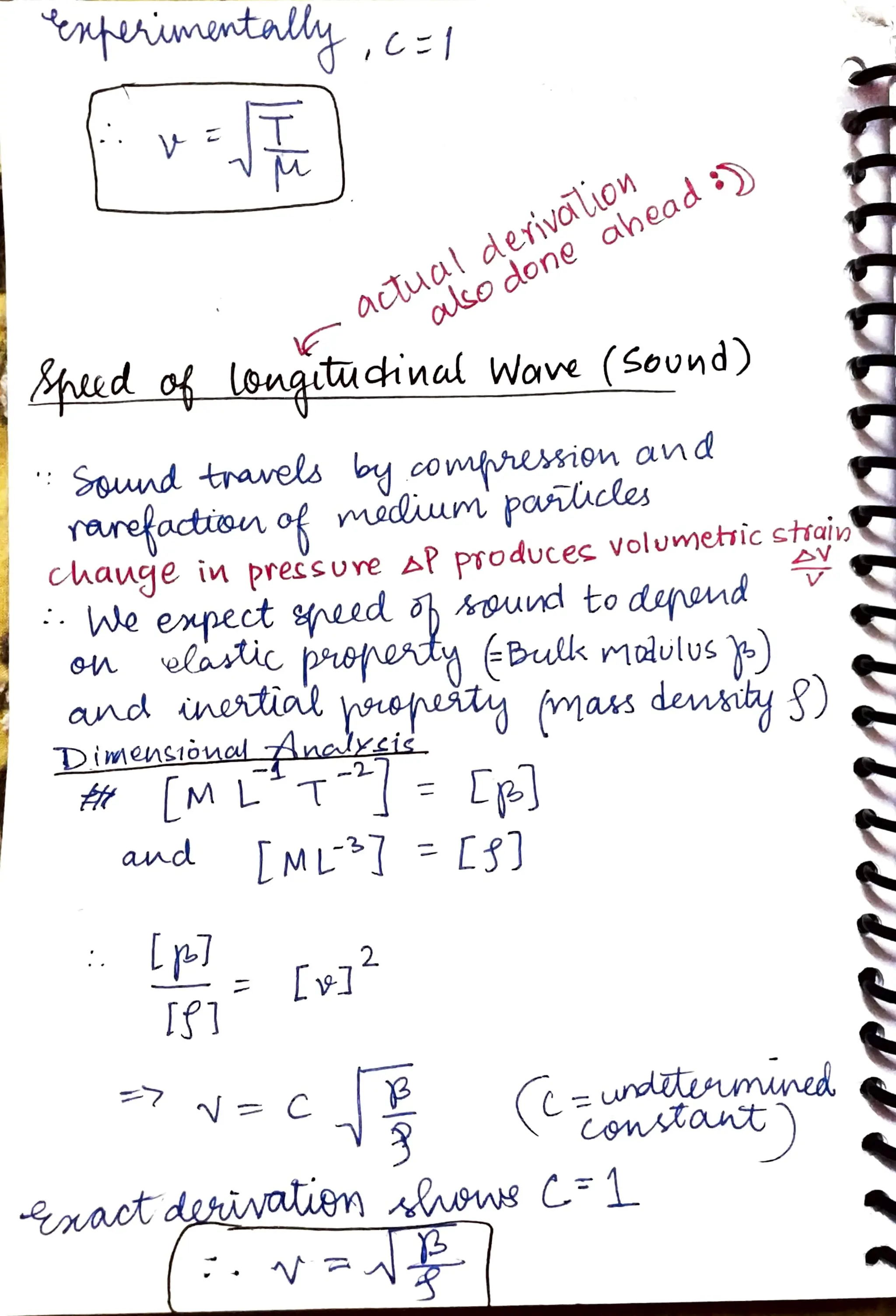 Physics Derivations Class XI NCERT All Chapters and Important Questions | PDF