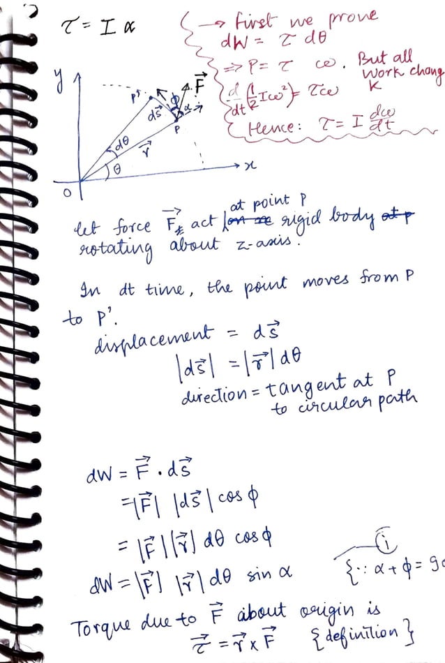 Physics Derivations Class XI NCERT All Chapters and Important Questions | PDF
