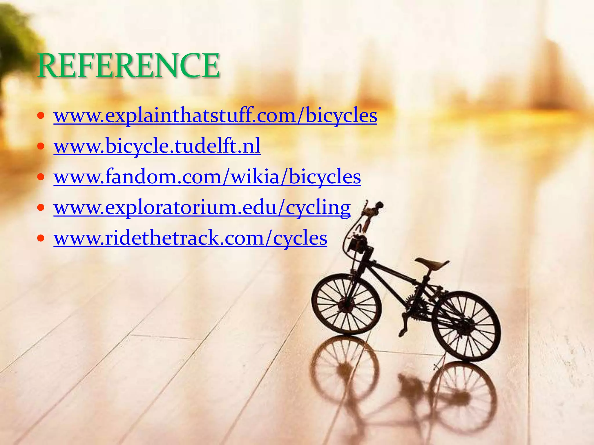 Physics of bicycle | PPTX