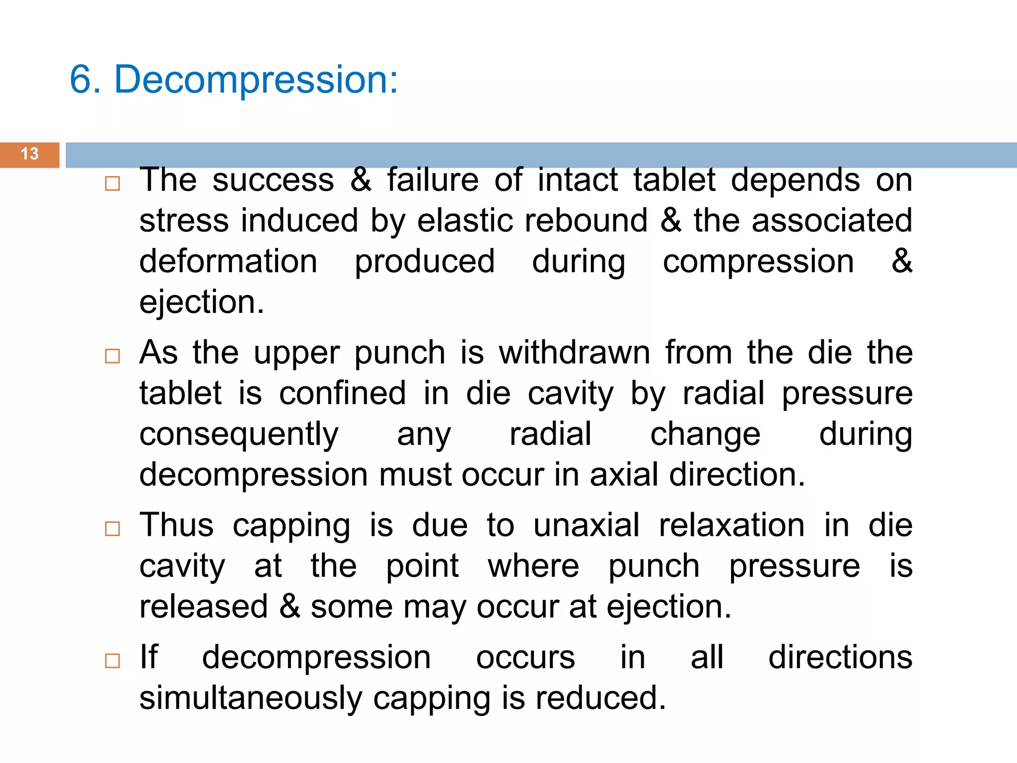 Physics of tablet compression | PPTX