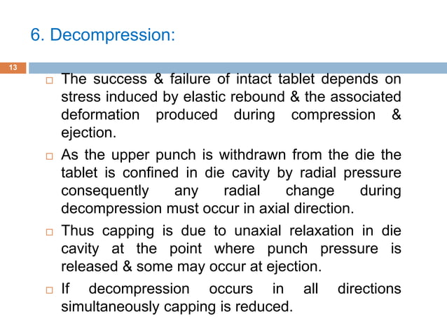 Physics of tablet compression | PPTX | Geology | Science