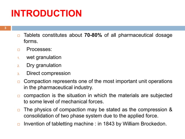 Physics of tablet compression | PPTX | Geology | Science