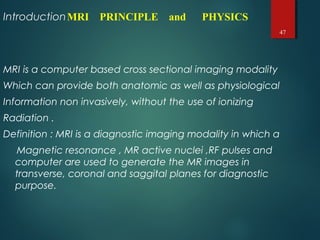 Physics of ct mri | PPT