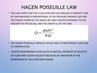 Physics of flow for presentation | PPTX