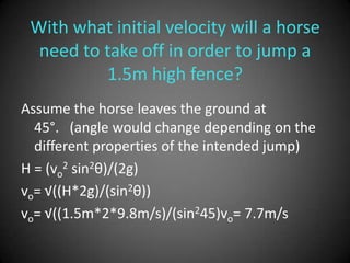 Physics of jumping | PPTX