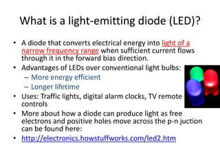 Physics of LEDs | PPTX