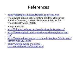 Physics of LEDs | PPTX