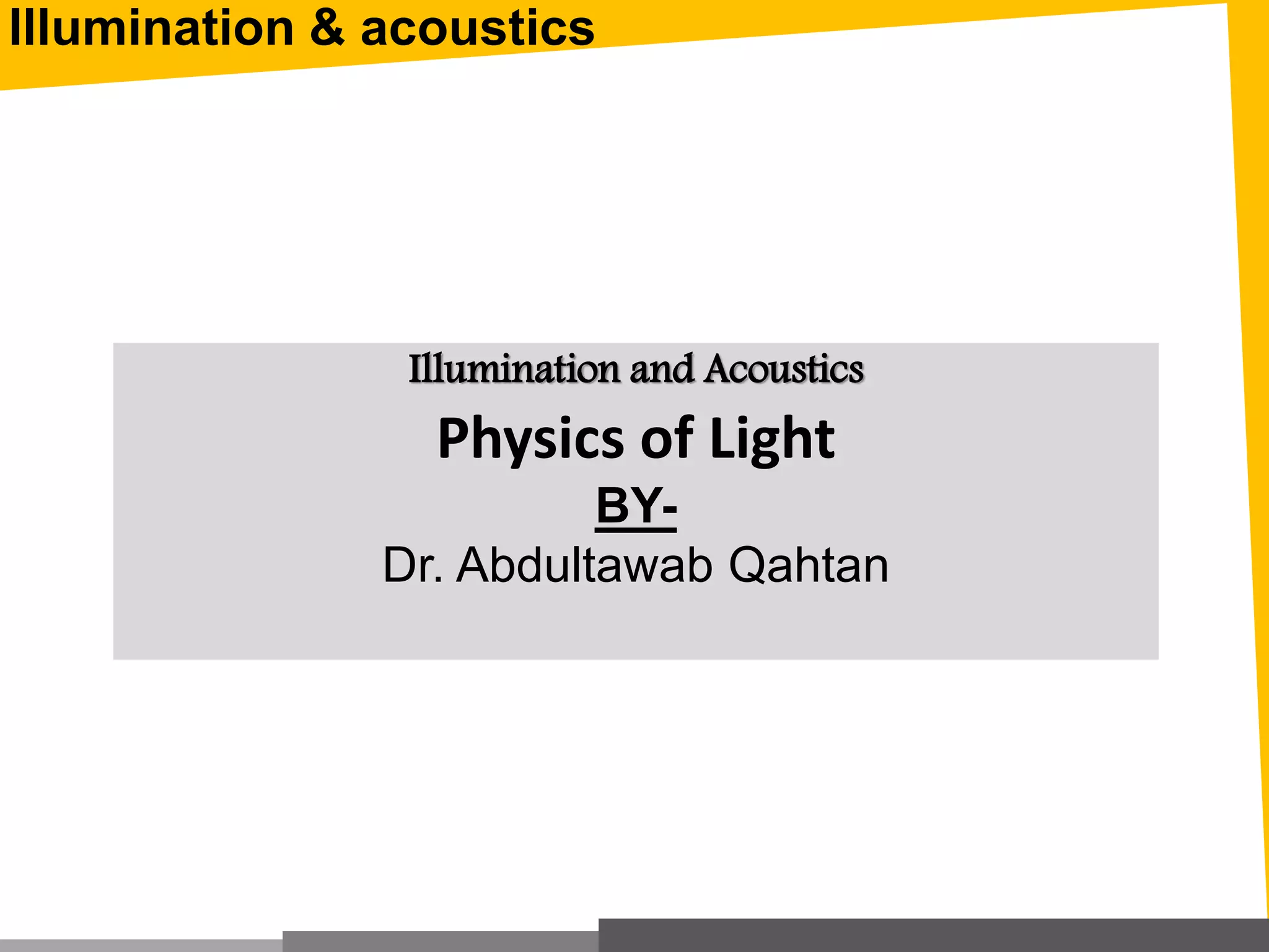 Physics of light | PDF