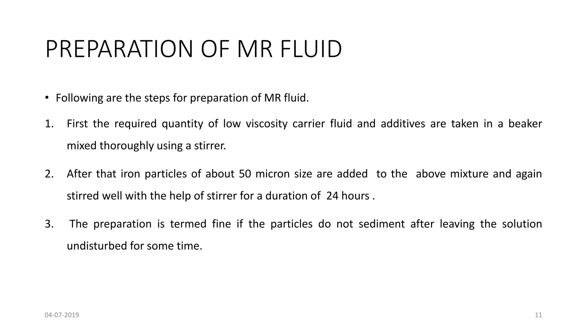 Magnetorheological fluids | PPTX