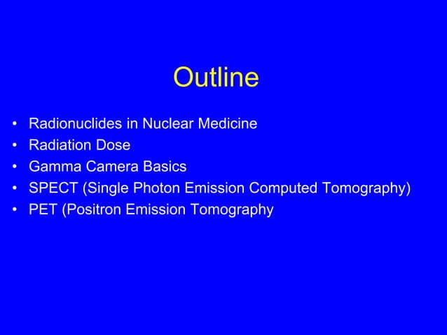 Physics of Nuclear Medicine, SPECT and PET.ppt | Medical Tests ...