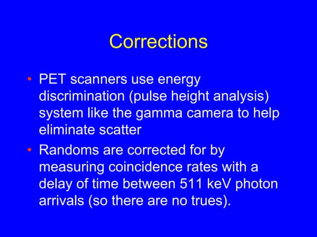 Physics of Nuclear Medicine, SPECT and PET.ppt | Medical Tests ...
