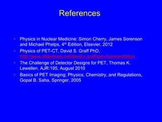 Physics of Nuclear Medicine, SPECT and PET.ppt