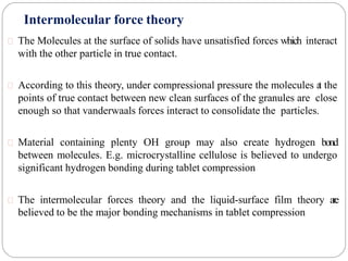 Physics of tablet compression (compression & compaction) | PPTX