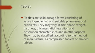 Physics of tablet compression | PPTX