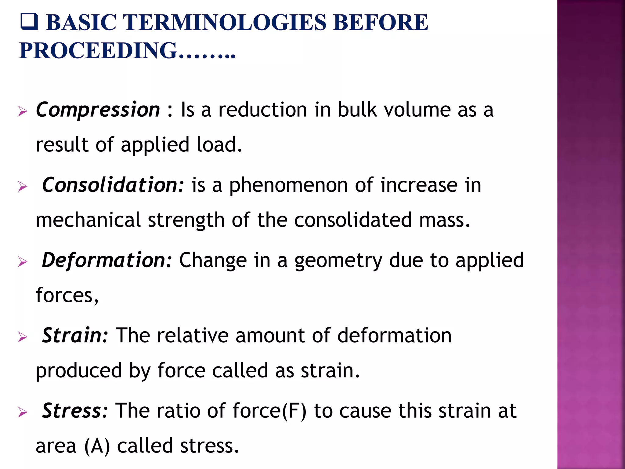 Physics of tablet compression | PPTX