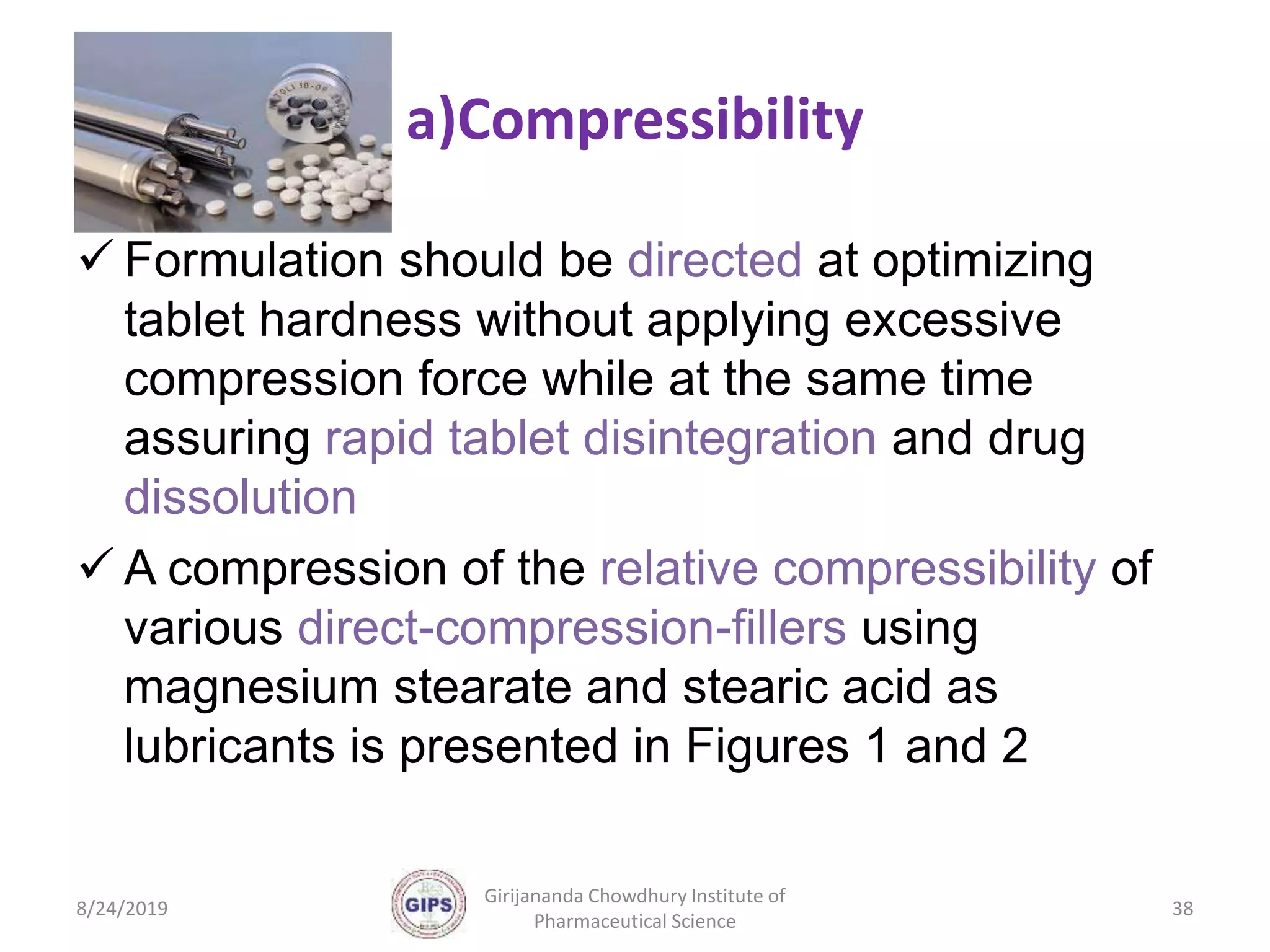 Physics of tablet compression | PPT