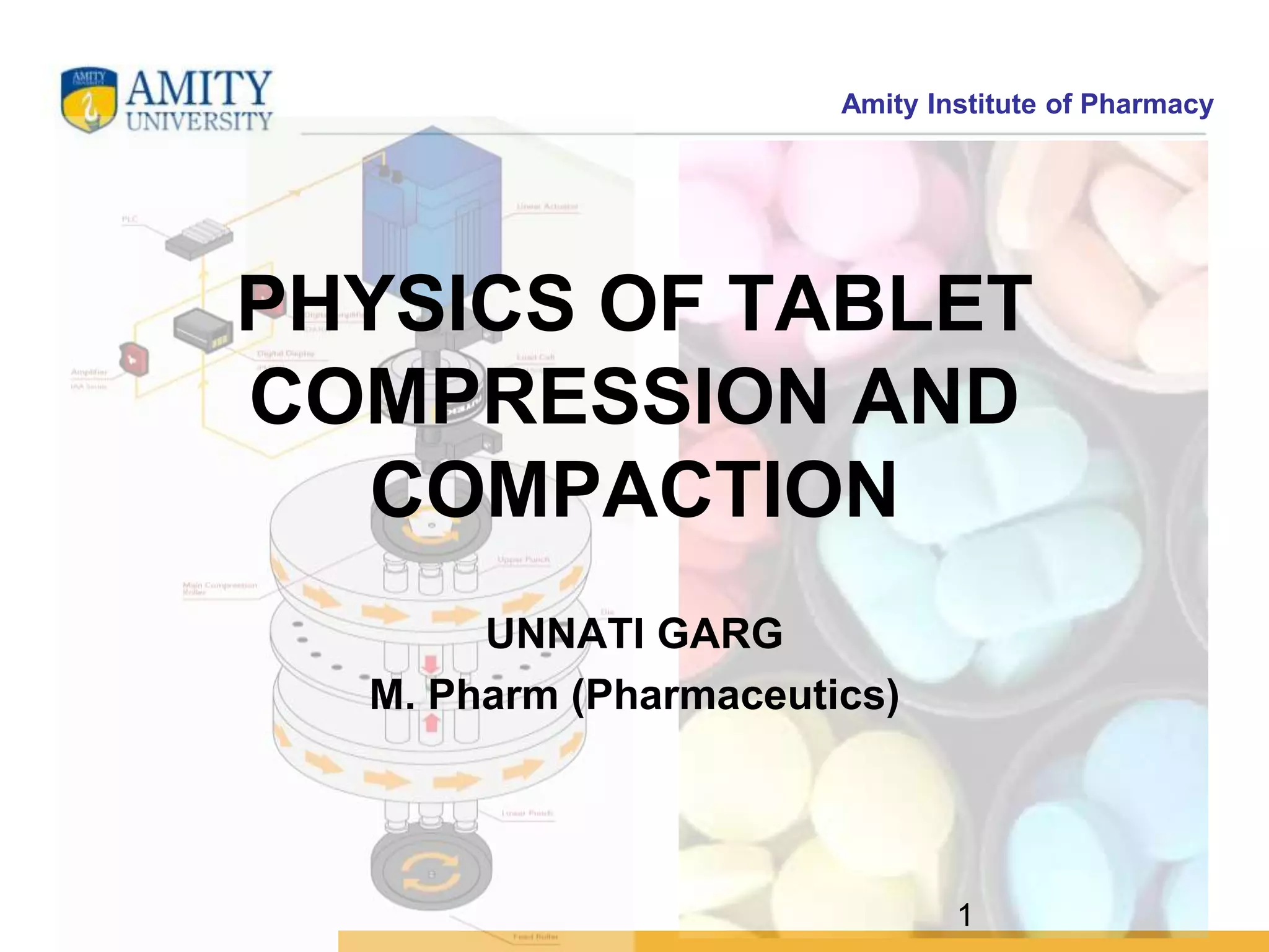 Physics of tablet compression | PPTX