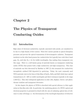 The Physics of Transparent Conducting Oxides | PDF