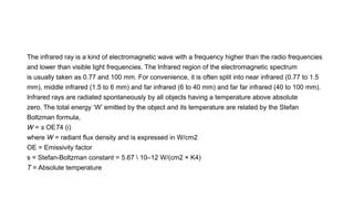 Physics of Thermography - Infrared radiation.pptx