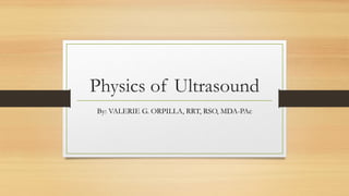 Physics of Ultrasound_powerpoint presentation | PPTX