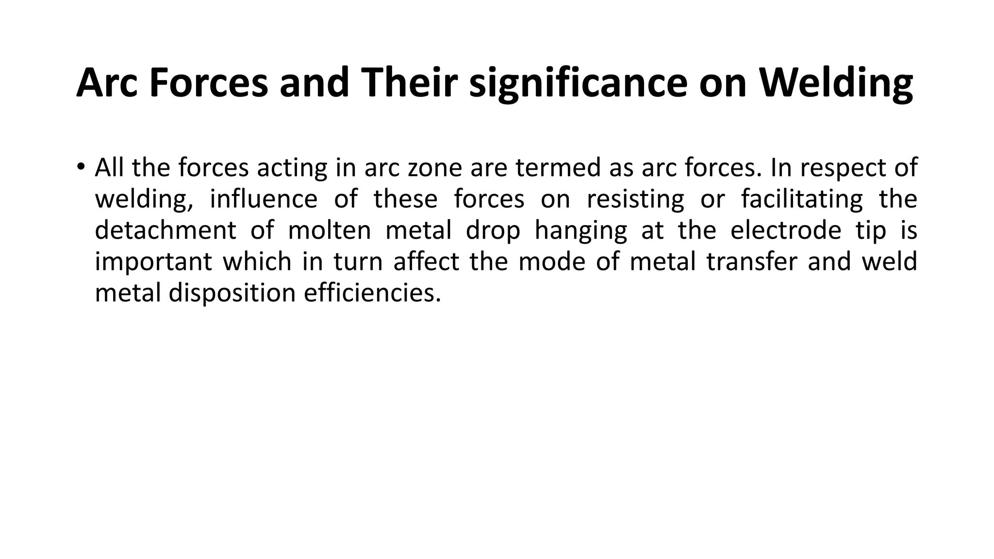Physics of welding arc | PDF