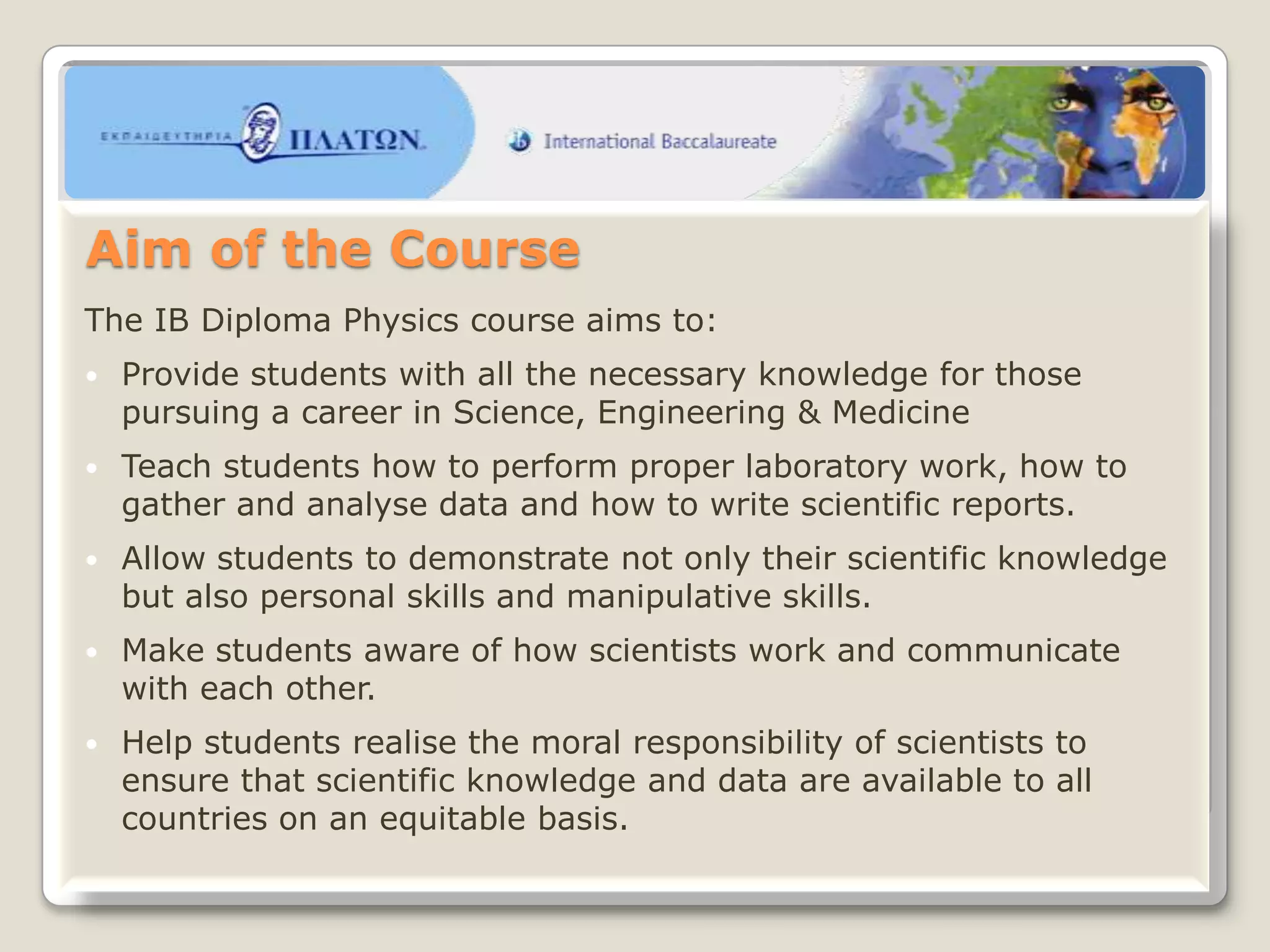 Platon Diploma Programme: Physics | PPT
