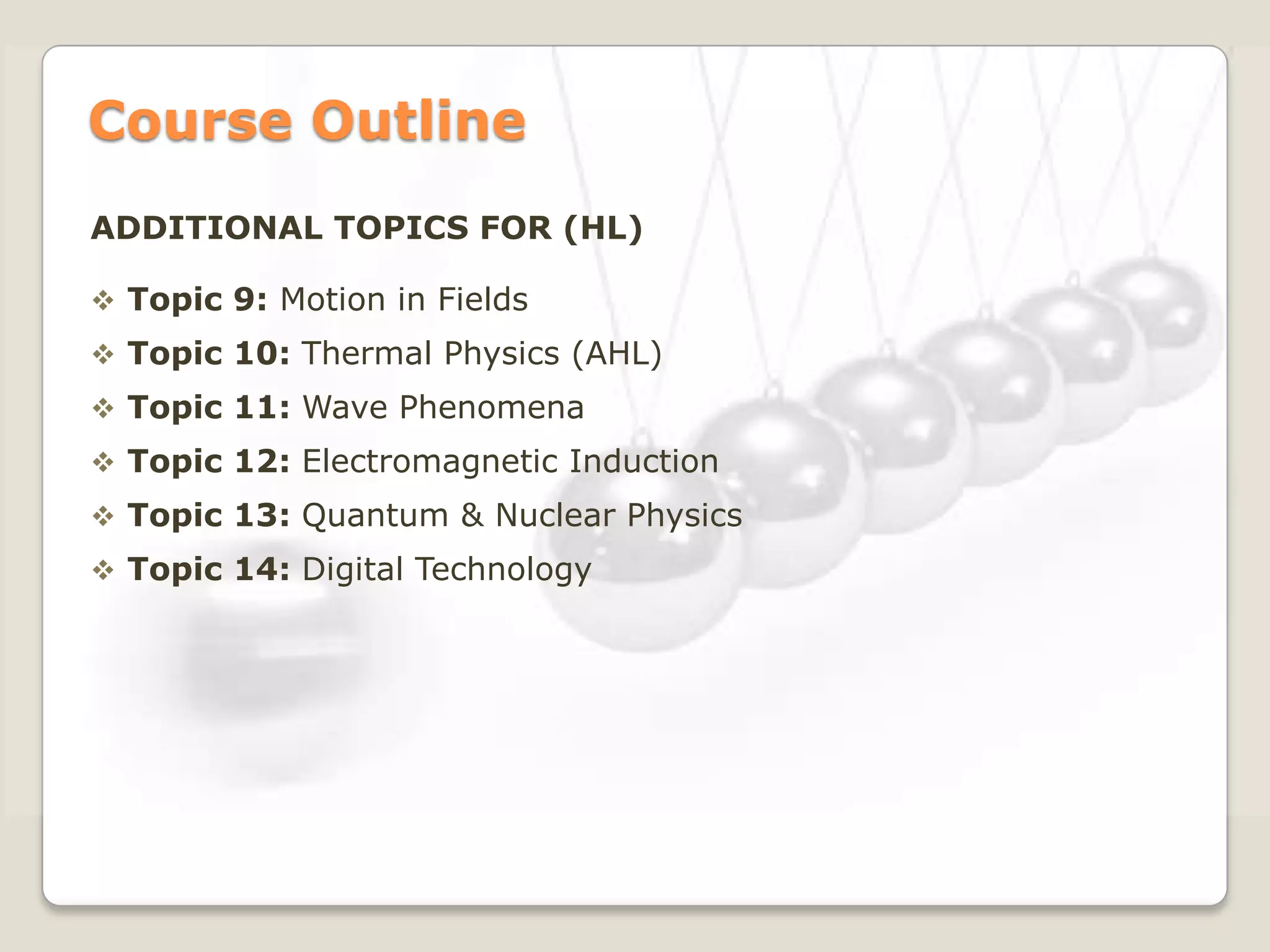 Platon Diploma Programme: Physics | PPT