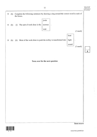 GCSE Physics P2 Exam Jan 2009 | PDF