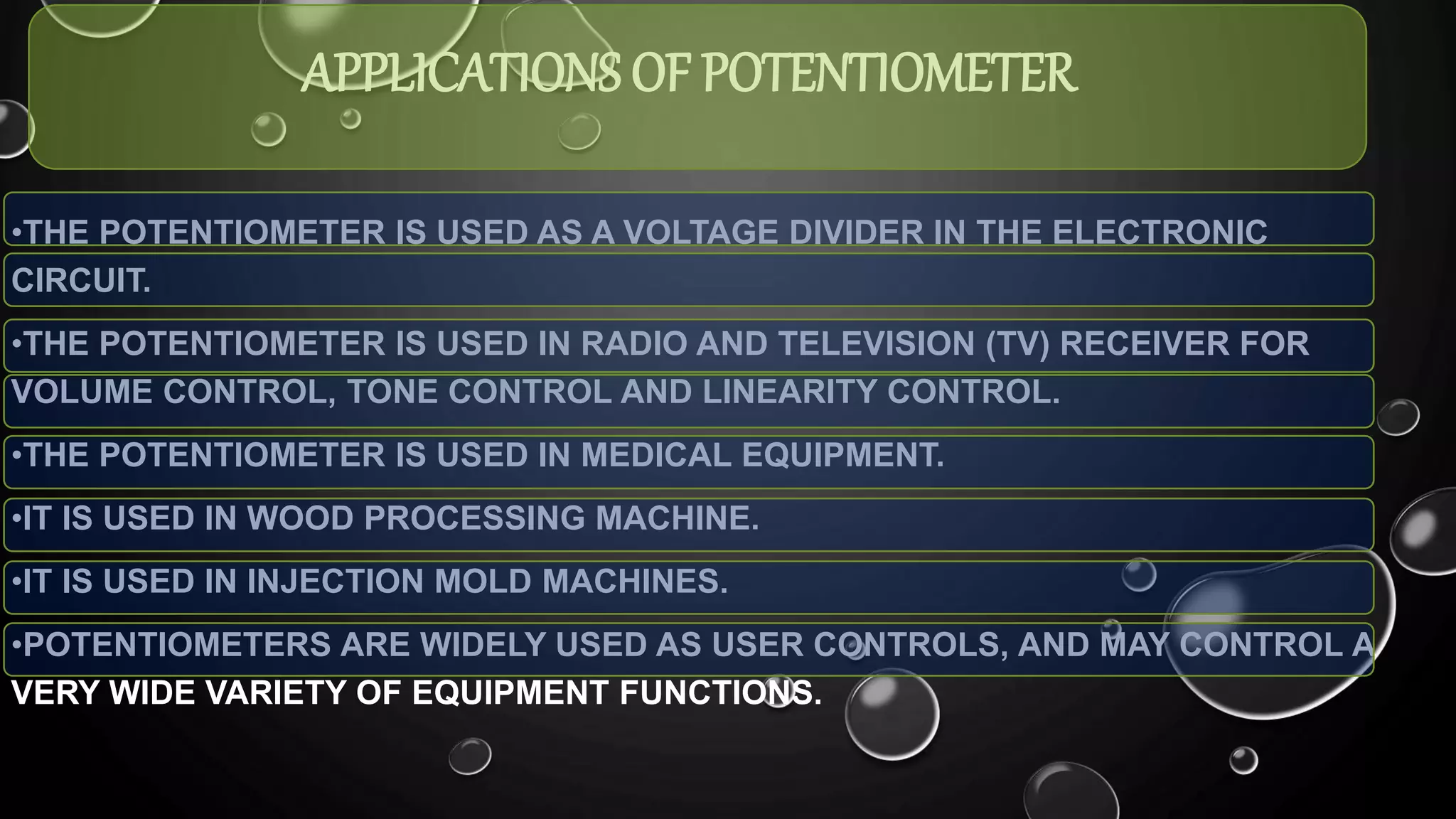 ART INTEGRATED PROJECT ON PHYSICS POTENTIOMETER | PPT