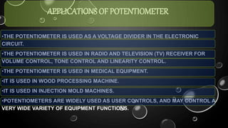 ART INTEGRATED PROJECT ON PHYSICS POTENTIOMETER | PPT