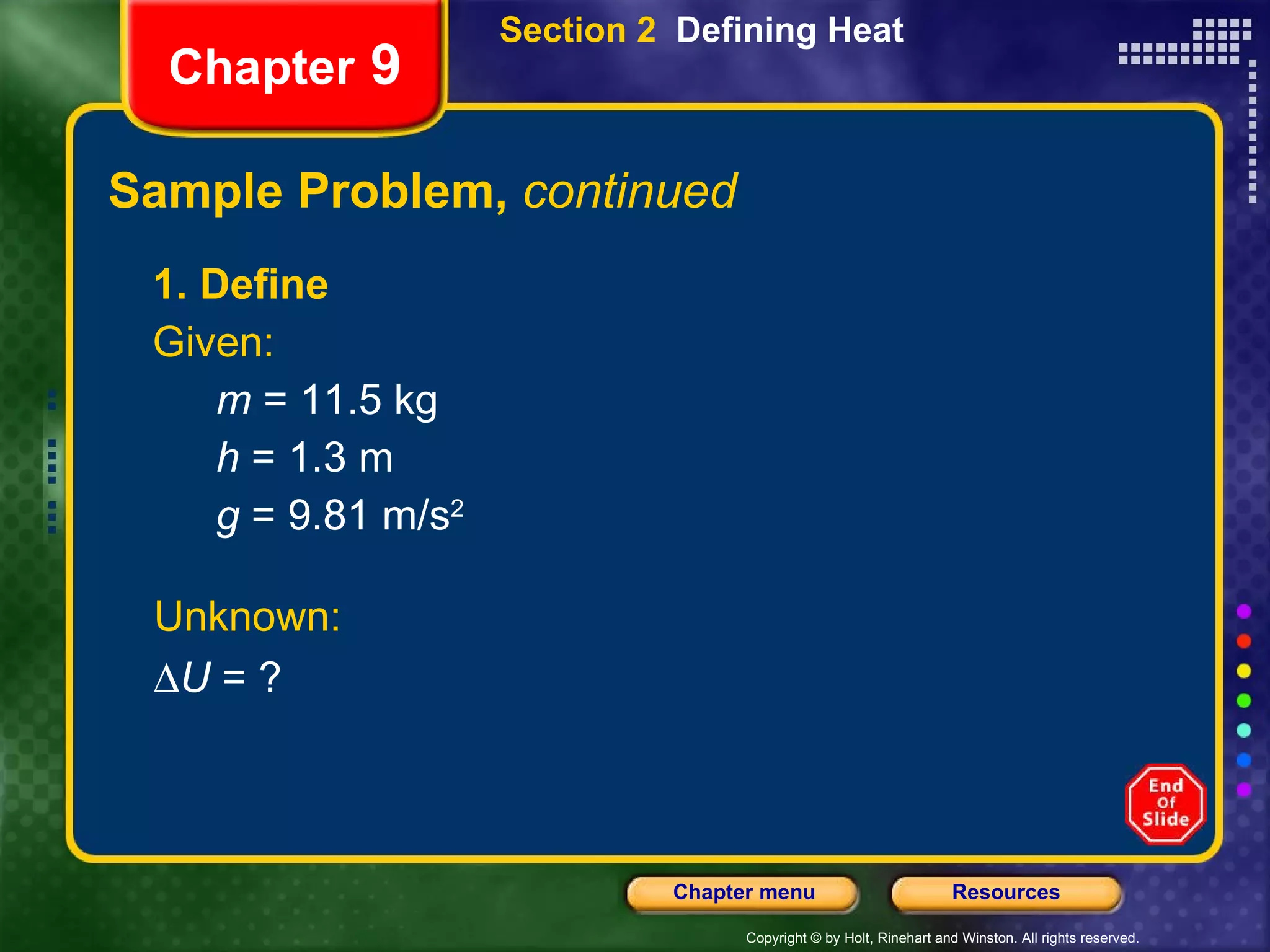 Physics Pp Presentation Ch 9 | PPT | Chemistry | Science
