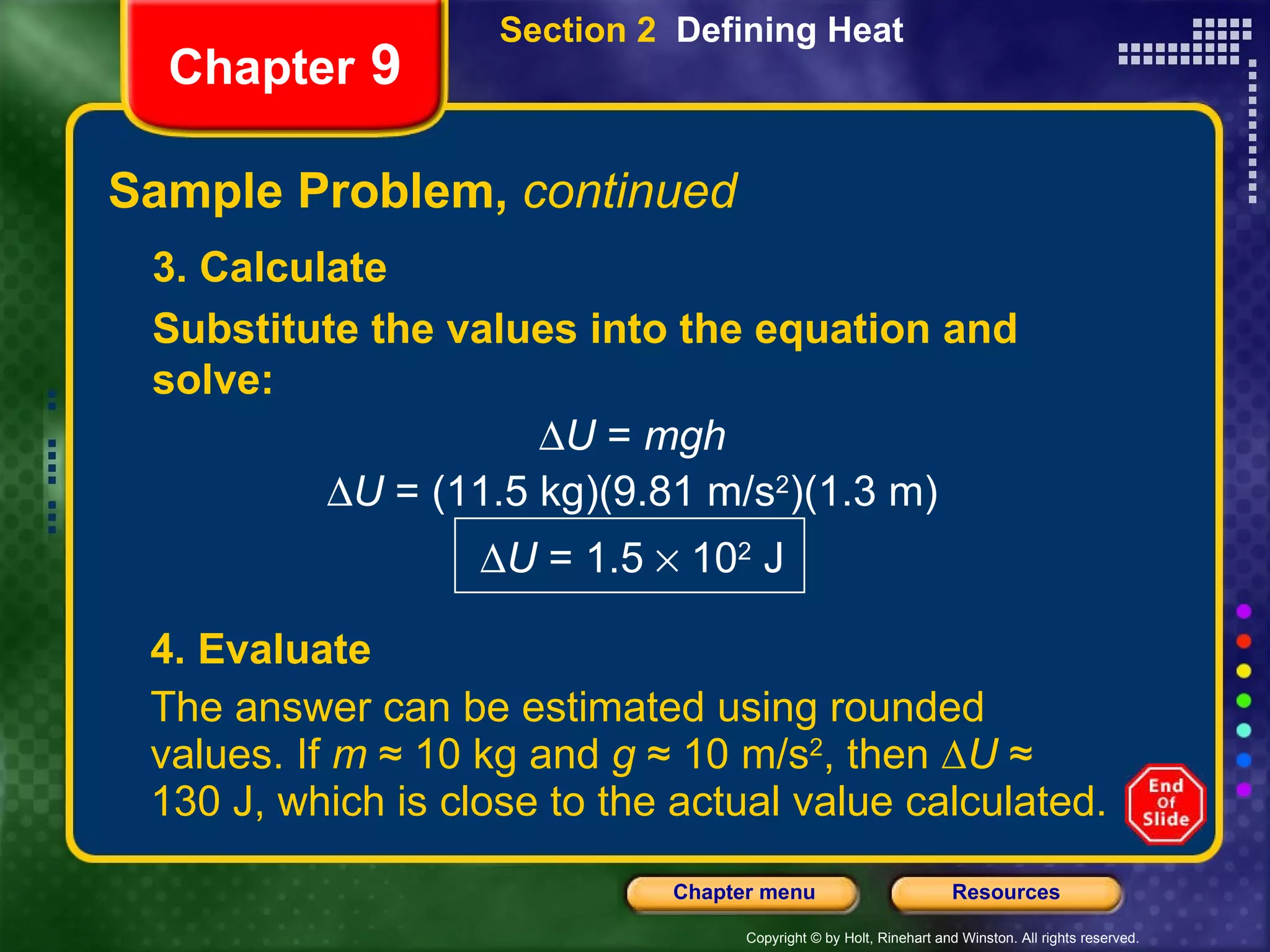 Physics Pp Presentation Ch 9 | PPT | Chemistry | Science