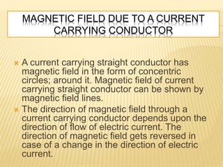 Magnetic Effects of current | PPTX