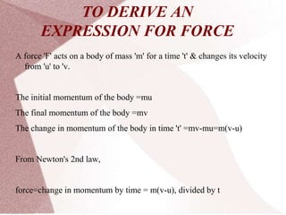 Newton's Three Laws Of Motion | PPTX