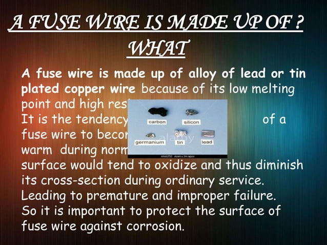 Physics ppt on fuse | PPTX | Home Appliances | Home & Garden